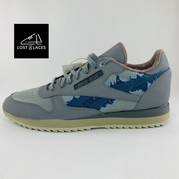 Reebok | Shoes | Reebok Classic Leather Ripple Jurassic World Blue Mens ...